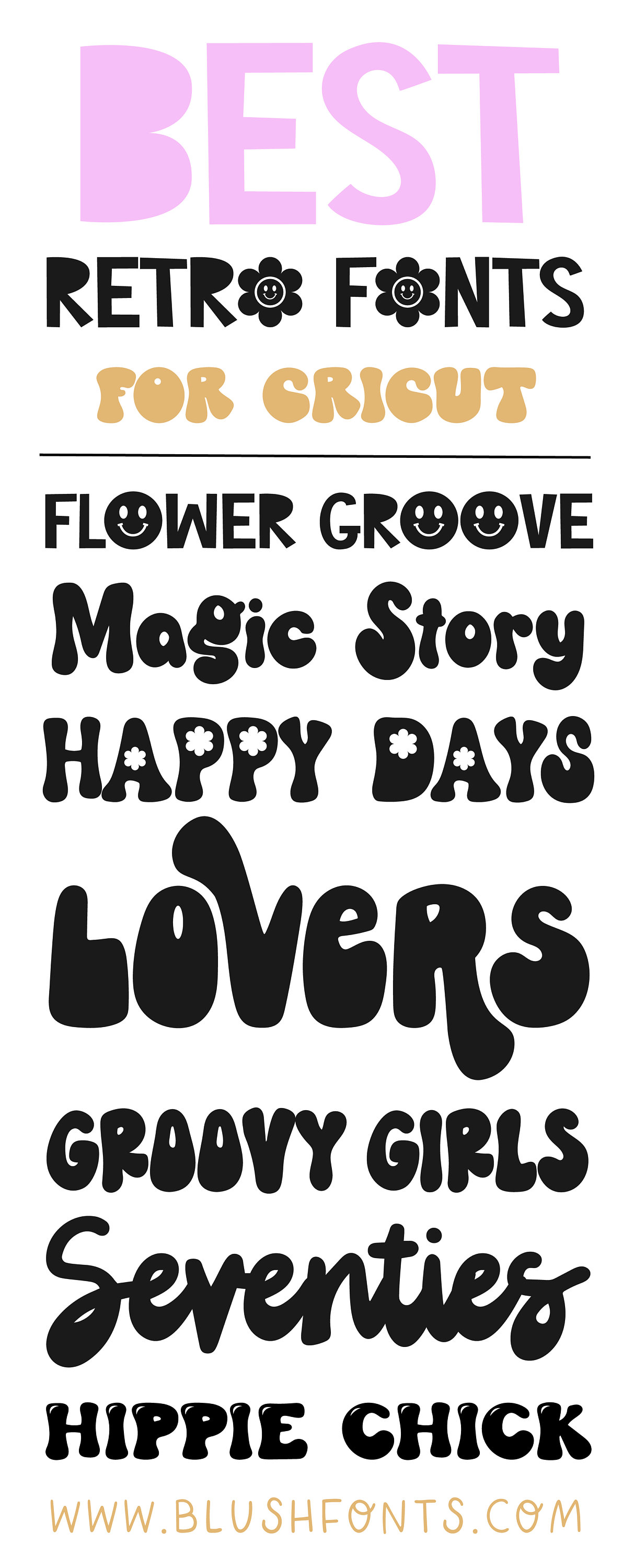 Instant .OTF Font hippie Chick Retro Font Boho - Etsy