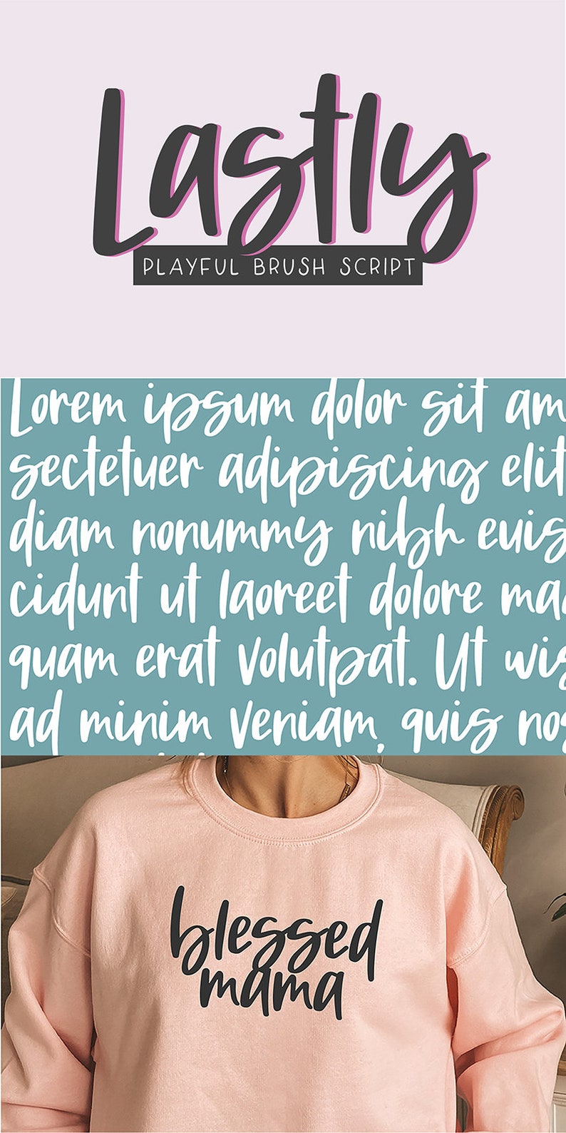 INSTANT .OTF DOWNLOAD lastly Font File .otf File - Etsy