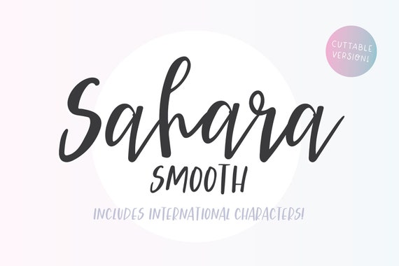 INSTANT .OTF DOWNLOAD sahara Smooth Font File - Etsy