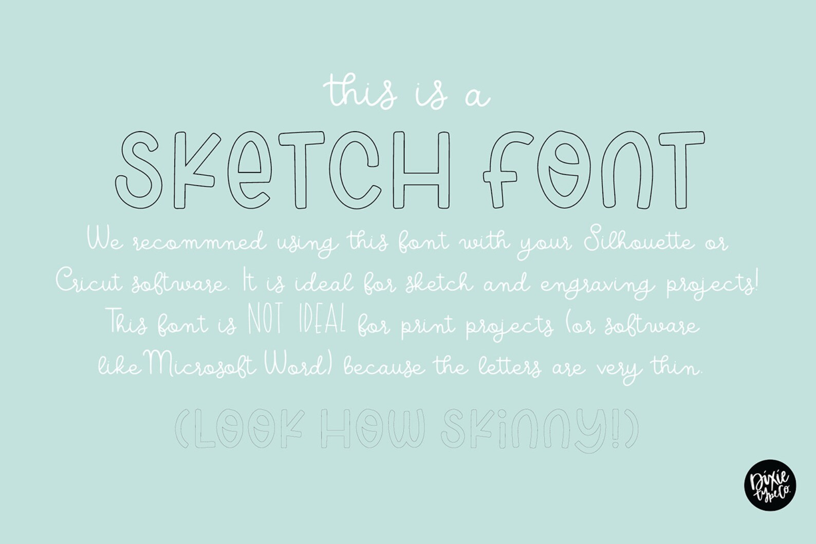 INSTANT .OTF and SVG Font Download "spring Break Sketch" Sketch Font ...