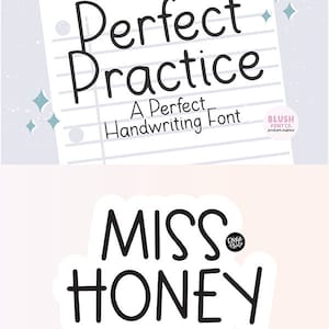 MINI FONT BUNDLE Back to School Font Bundle for Cricut, Handwriting ...