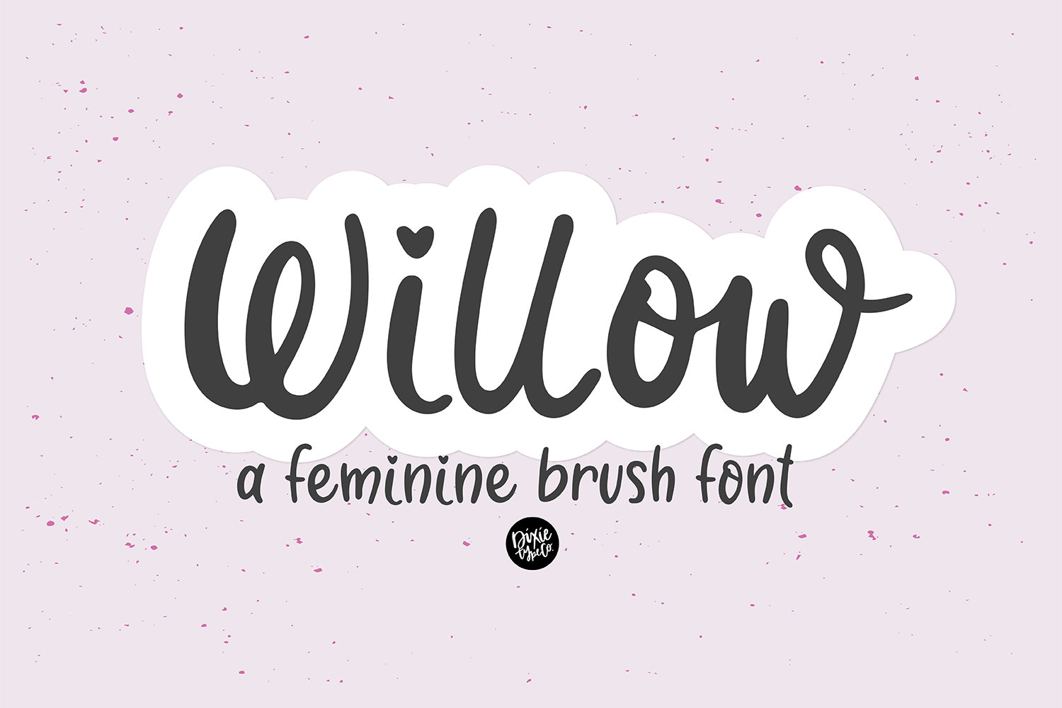 Instant .OTF Font willow Feminine Brush Font Cute - Etsy