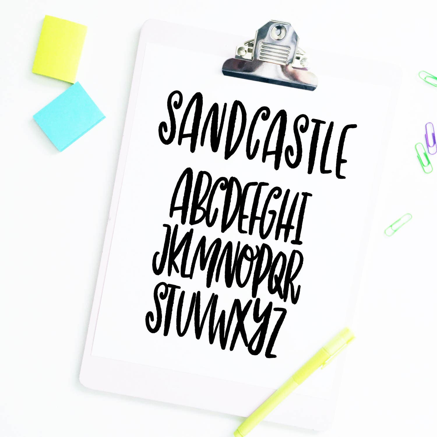 NEW Letter Set BUNDLE 5-INSTANT Download Four Brush Fonts in | Etsy