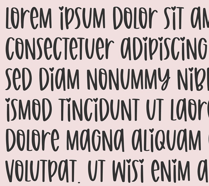 Instant .OTF Font pastry Kitchen Brush Font Cute - Etsy