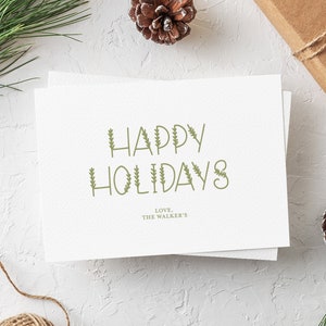 Instant .OTF Font "evergreen" Christmas Font, Pine Tree Font, Hand ...