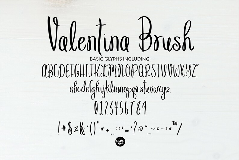 INSTANT .OTF DOWNLOAD "valentina Brush" Font File, .otf File, Script ...