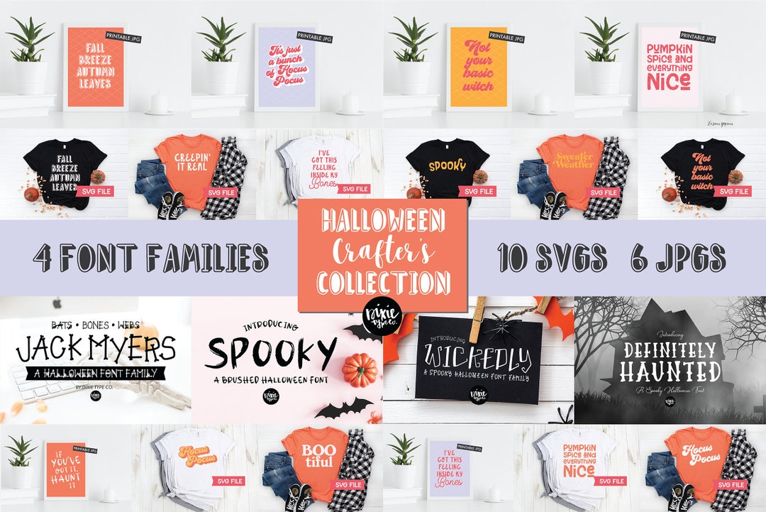 INSTANT DOWNLOAD! "halloween" Crafter's Collection. This Halloween ...