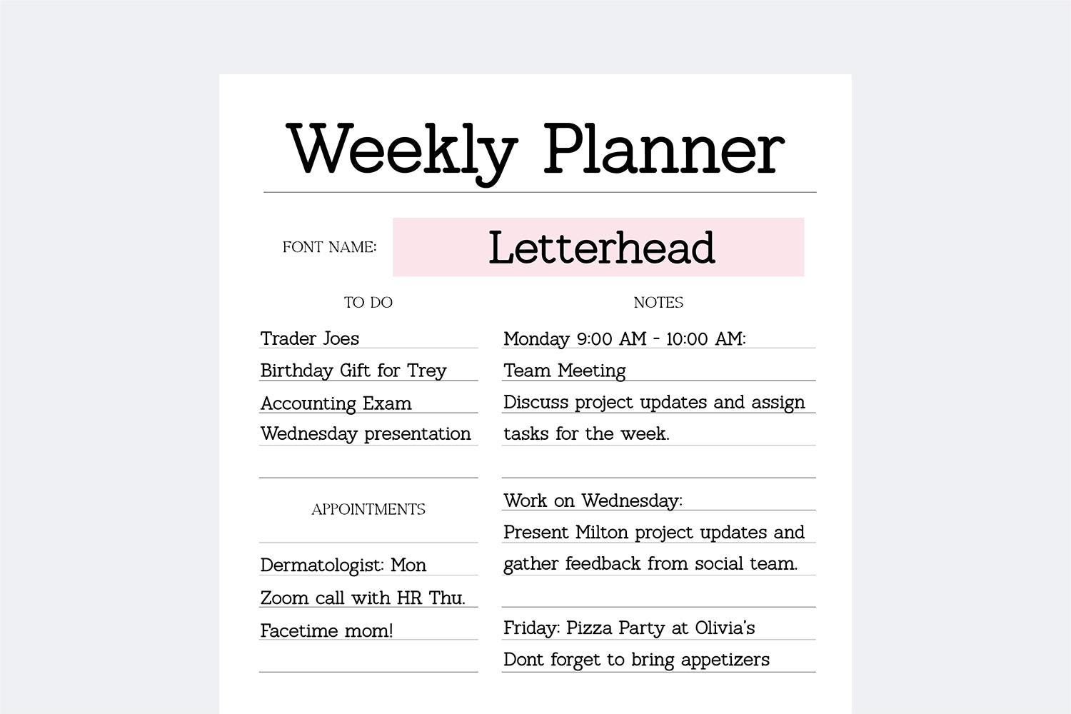 The ESSENTIAL Digital Planner Handwriting Font Bundle Vol. 3, Font ...