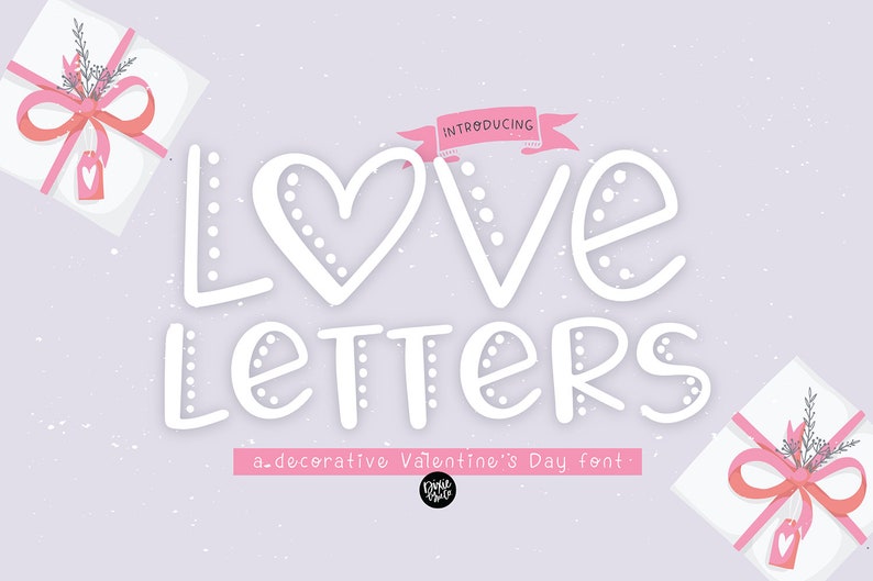 Big VALENTINE'S DAY Font Bundle .OTF Font Font Bundle - Etsy