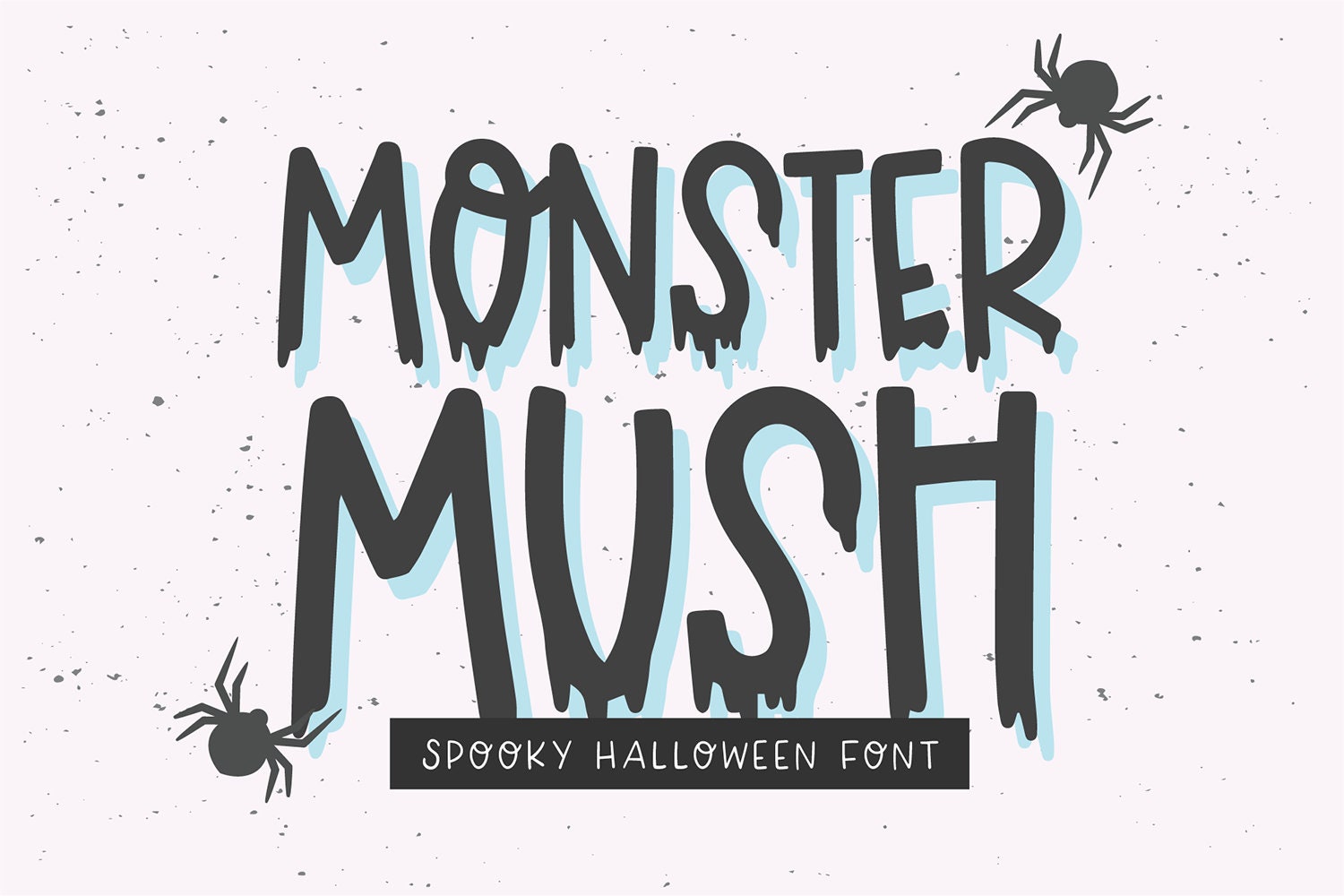 Instant .OTF Font DOWNLOAD monster Mush Halloween - Etsy