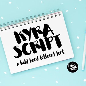 INSTANT .OTF DOWNLOAD "kyra Script" Font File, .otf File, Brush Script ...
