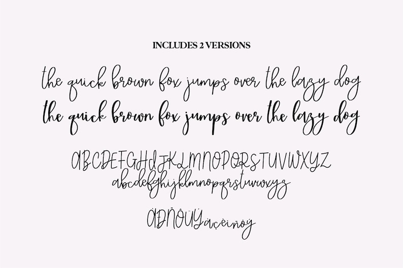 Instant .OTF Font "skylight" Skinny Brush Cursive Font, Cute Fonts ...