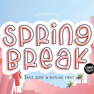 Spring Font Bundle, OTF Font, Font Bundle, Hand Lettered Font Bundle ...