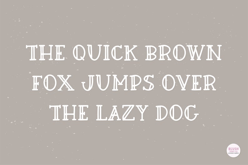INSTANT .OTF DOWNLOAD fresh Brew Inline Serif | Etsy