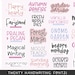 20 FONTS Handwriting Font Bundle Vol. 2, Font Bundle for Cricut ...
