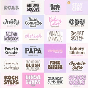 New! 100 FONTS - 2023 Edition ULTIMATE .otf Font BUNDLE, Huge Font ...