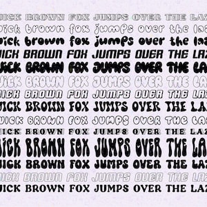 Y2K Retro Font Bundle Vol 1, Font Bundle for Cricut, Y2k Aesthetic ...