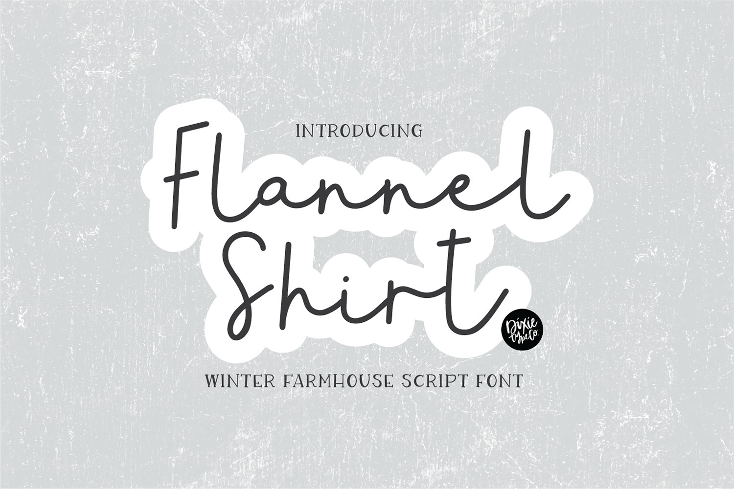 INSTANT .OTF DOWNLOAD "flannel Shirt" Farmhouse Christmas Font ...