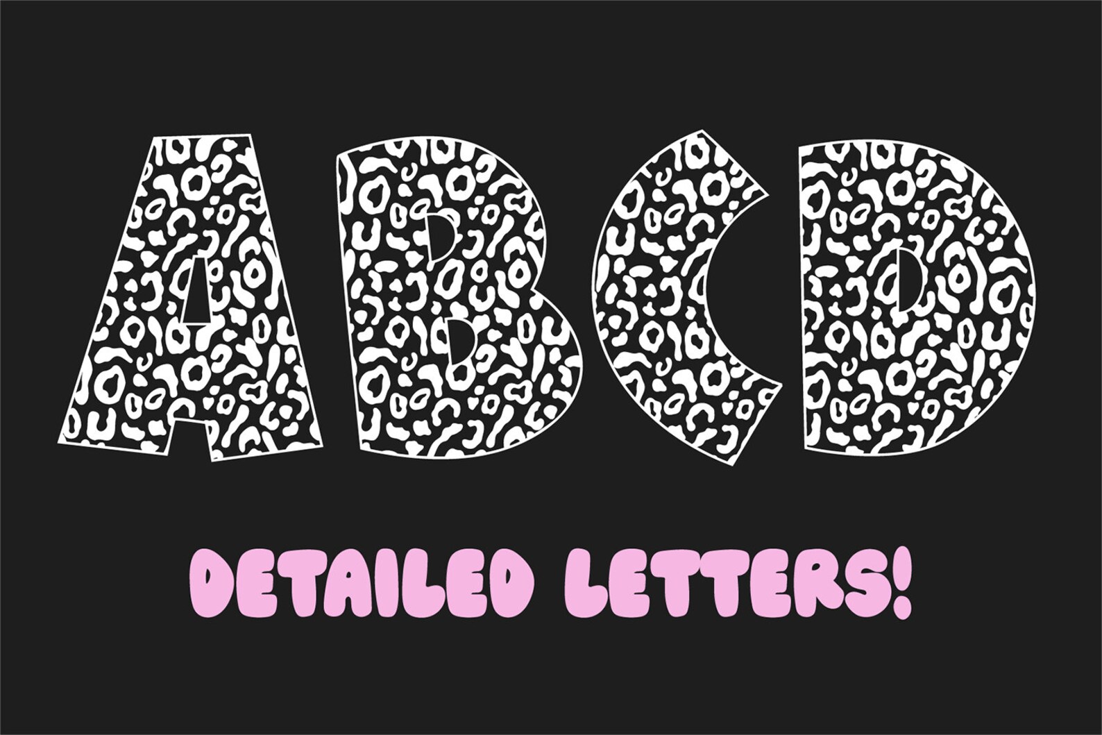 MINI FONT BUNDLE Animal Print Font Bundle for Cricut, Animal Fonts ...