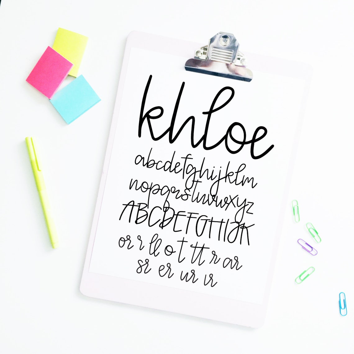 SVG Font INSTANT DOWNLOAD khloe Letter Set Svg - Etsy