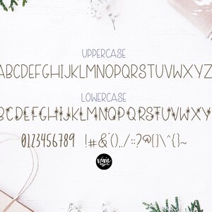 Instant .OTF Font "snowflake" Christmas/winter Font, Snowflake Font ...