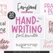 20 FONTS BRUSH Font Bundle, Font Bundle for Cricut, Font Bundle for ...