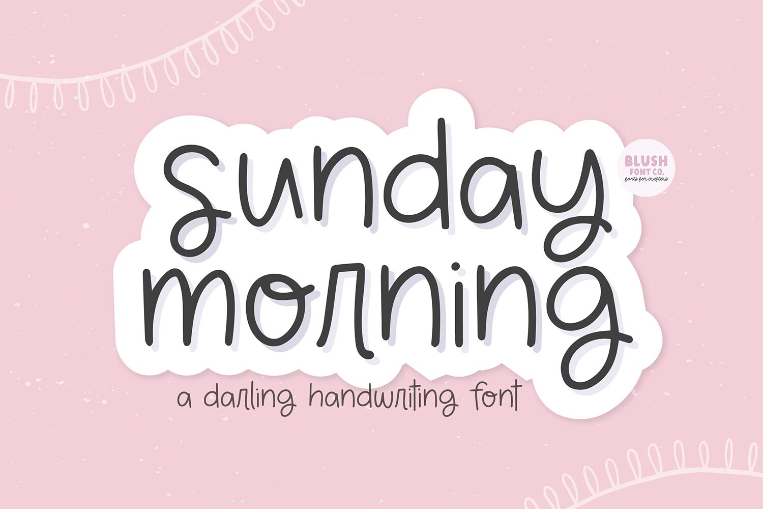 Instant .OTF Font sunday Morning Handwriting Font - Etsy
