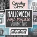 Halloween Font Bundle Vol 2, .OTF Installable Fonts, Hand Lettered ...