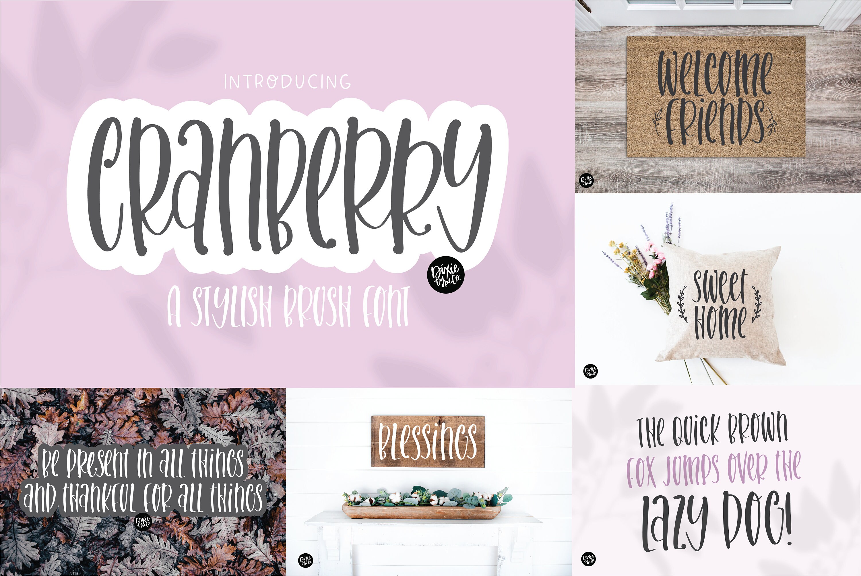 Autumn Font Bundle, .OTF Installable Fonts, Autumn Breeze, Cursive ...