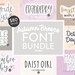 Autumn Font Bundle, .OTF Installable Fonts, Autumn Breeze, Cursive ...
