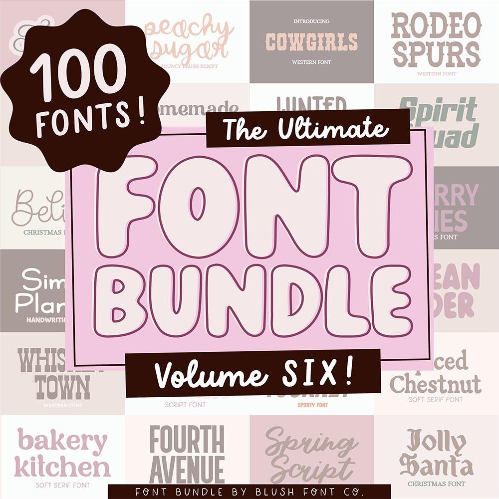 BlushFontCo - Etsy