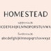 INSTANT .OTF DOWNLOAD homestead Sans Serif Font File, Hand Lettered ...