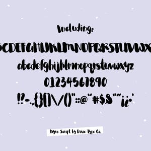 INSTANT .OTF DOWNLOAD "kyra Script" Font File, .otf File, Brush Script ...