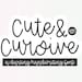 INSTANT .OTF DOWNLOAD "cute & Cursive" a Delicate Cursive Font, Hand ...