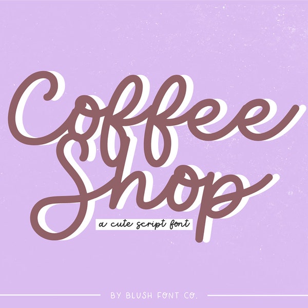 Casual Script - Etsy