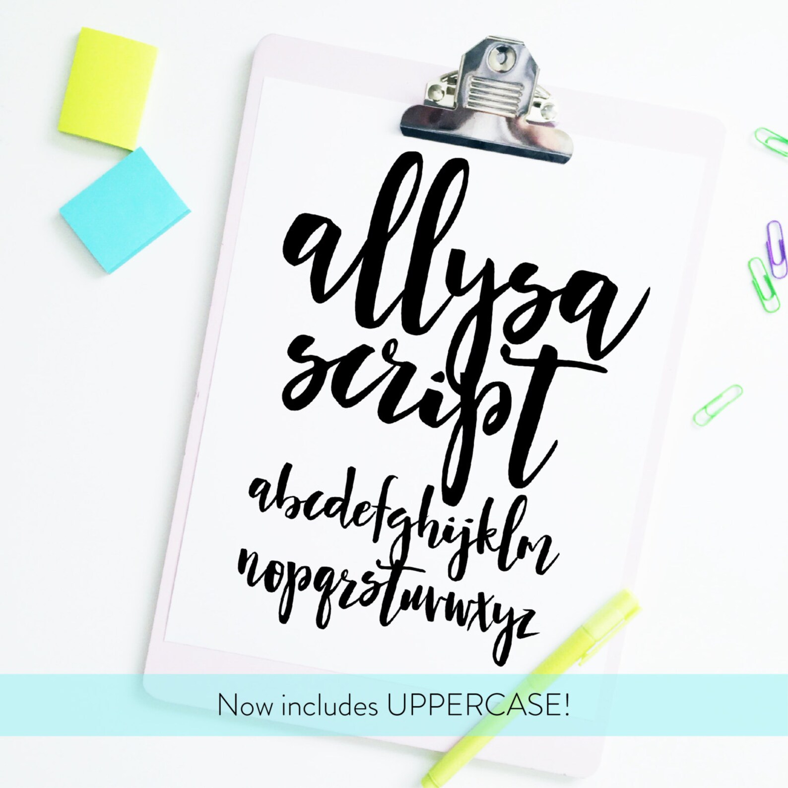 SVG Font INSTANT DOWNLOAD "allysa Script" Svg, Script Cut File, Cursive ...