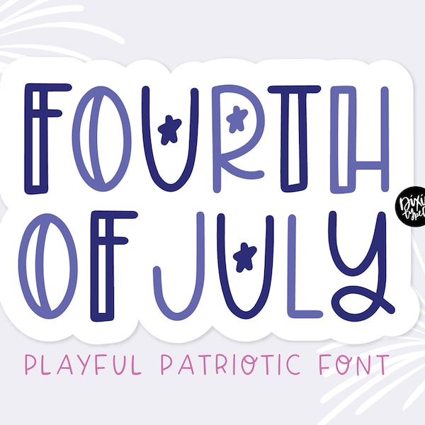 Fourth of July Stacked Svg - Etsy