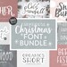 Farmhouse Christmas Font Bundle .OTF Installable Fonts - Etsy