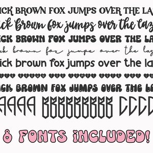 Happy Valentine Font Bundle, .OTF Font, Font Bundle, Valentine Fonts ...