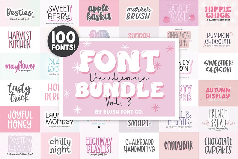 100 FONTS 2021 Edition ULTIMATE .otf Font BUNDLE Huge Font - Etsy