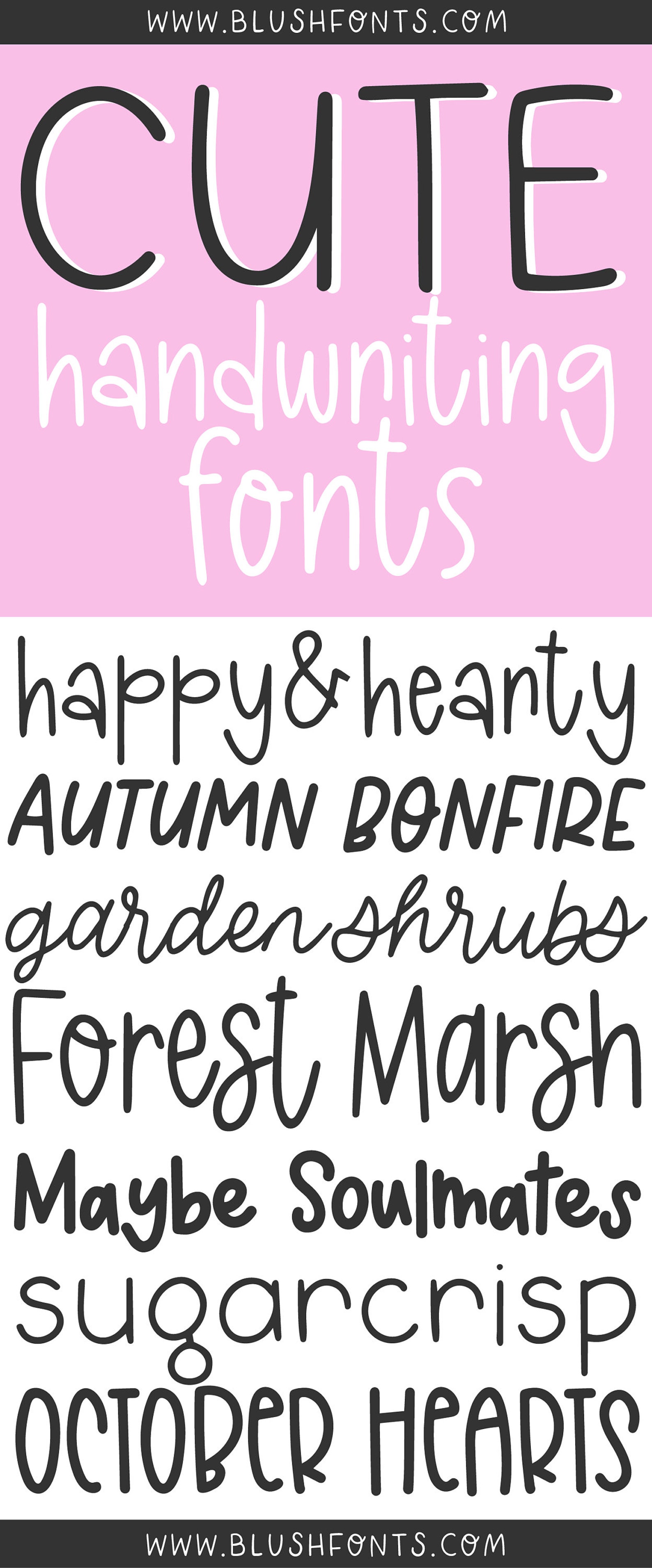 20 FONTS Handwriting Font Bundle Vol. 2 Font Bundle for - Etsy