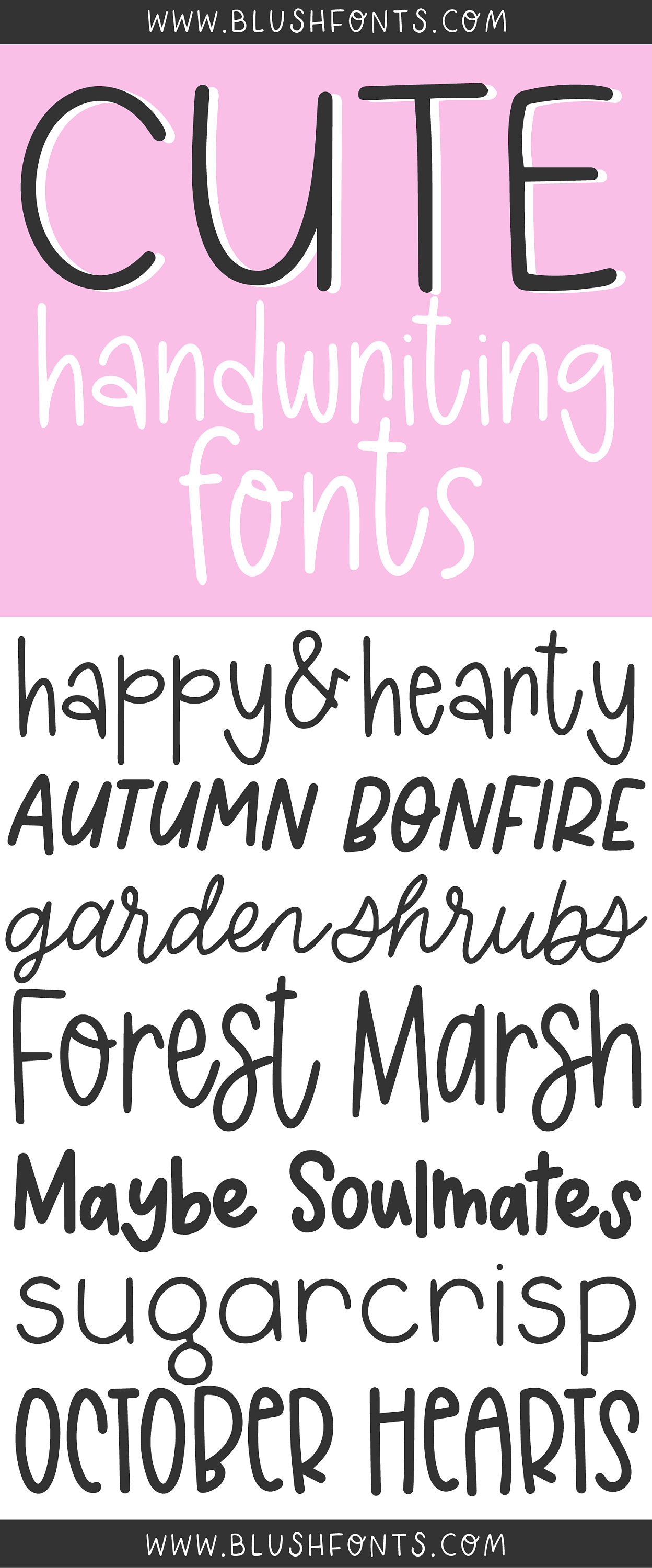 20 FONTS Handwriting Font Bundle Vol. 2 Font Bundle for - Etsy