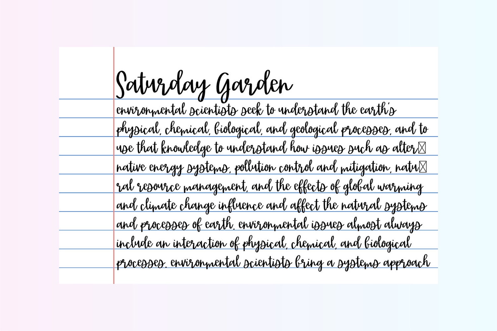Notebook Handwriting Font Bundle Vol. 5, Font Bundle for Cricut ...