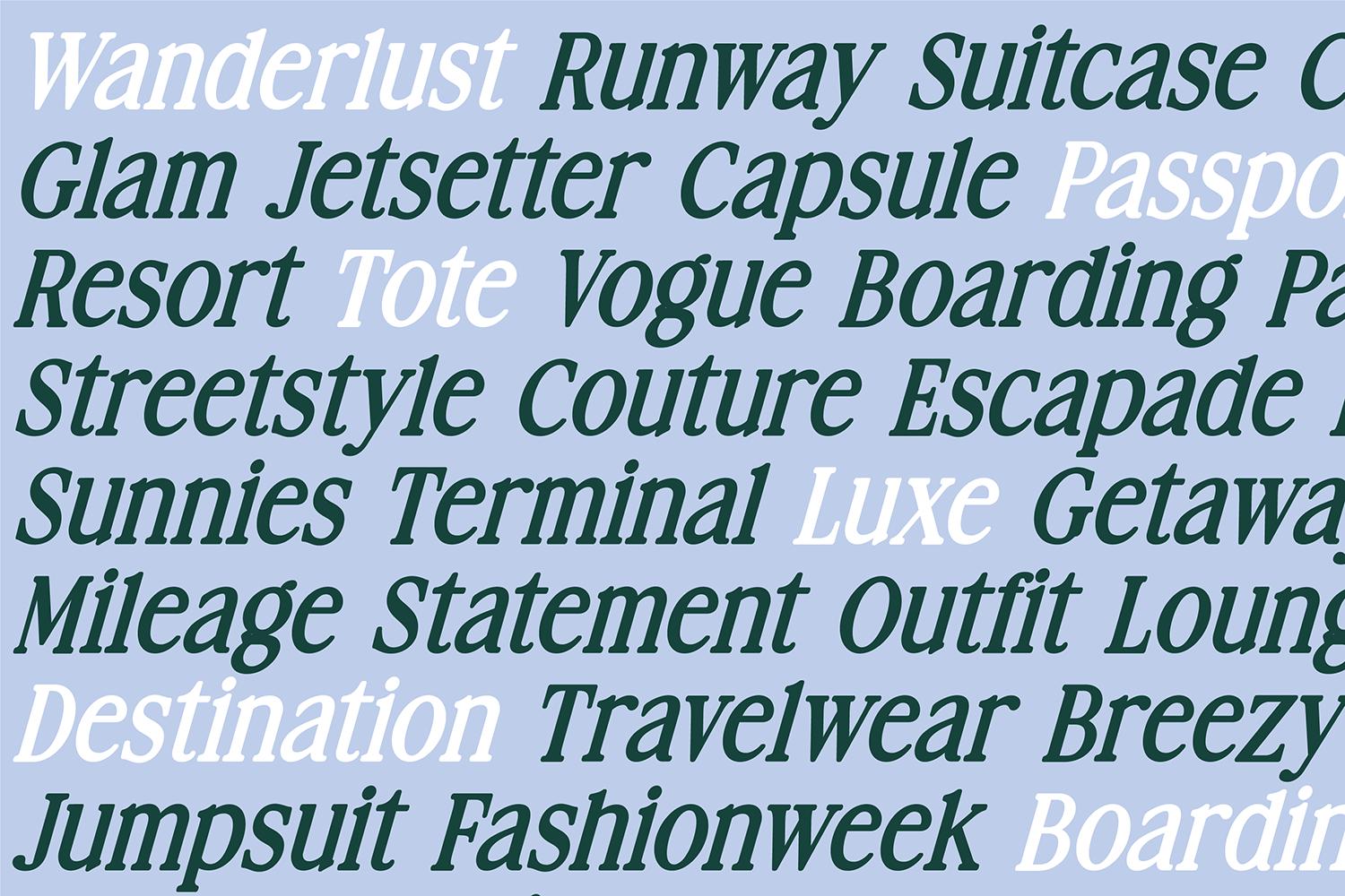 Instant .OTF Font "atelier" a Bold Classic Italic Serif Display Font ...