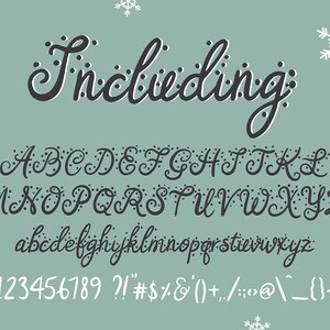 Instant .OTF Font "afterglow" a Christmas Font, Script Font, Cursive ...