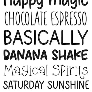 Notebook Handwriting Font Bundle Vol. 2, Font Bundle for Cricut ...