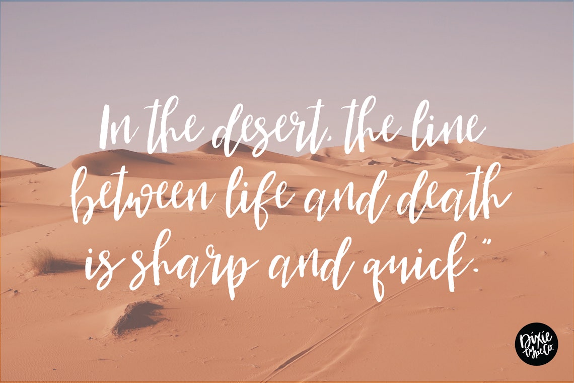 INSTANT .OTF DOWNLOAD sahara Font File .otf File - Etsy