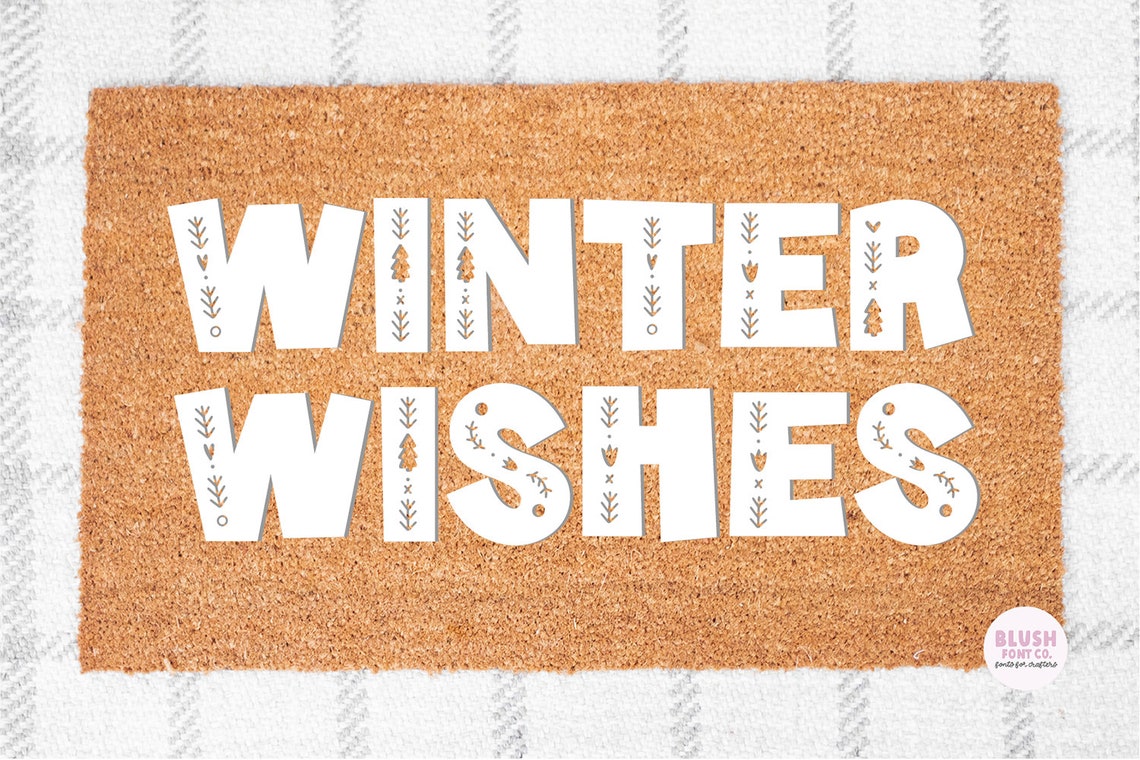 WONDERFUL WINTER Font Bundle, Christmas Fonts, Font Bundle, Cricut, Fun ...