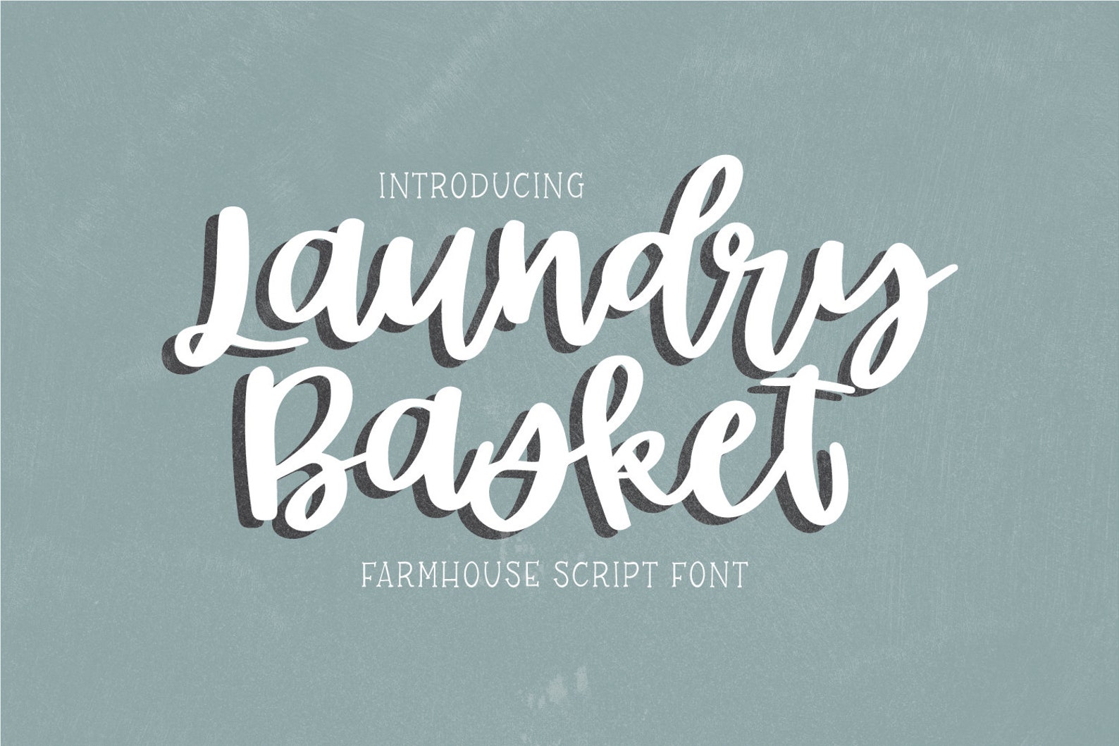 INSTANT .OTF DOWNLOAD "laundry Basket" Font File, Farmhouse Script ...