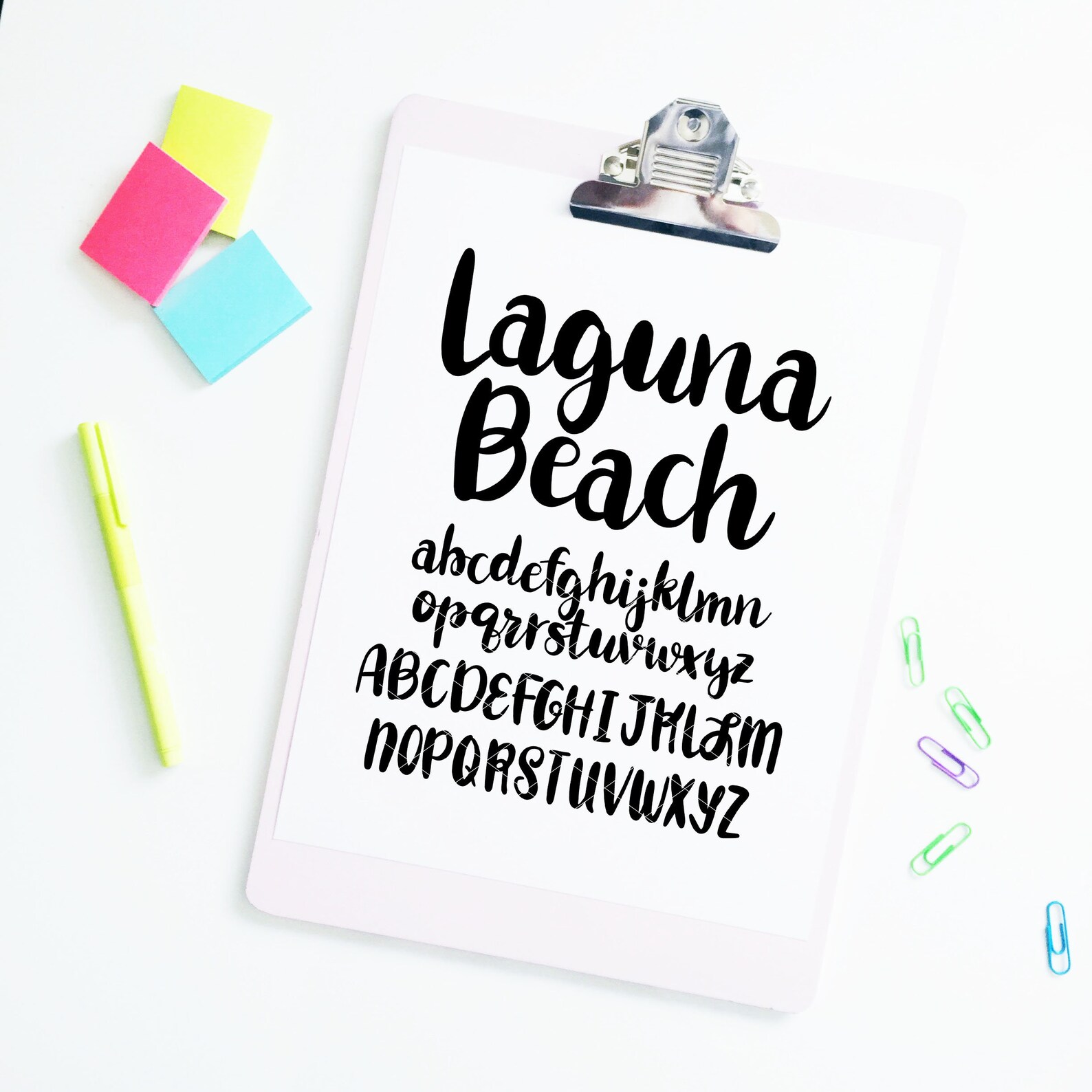 SVG Font INSTANT DOWNLOAD laguna Beach Script Svg | Etsy